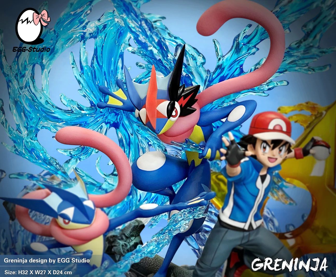 Ash Ketchum & Greninja Family - Pokemon - EGG Studio – NZ Toys