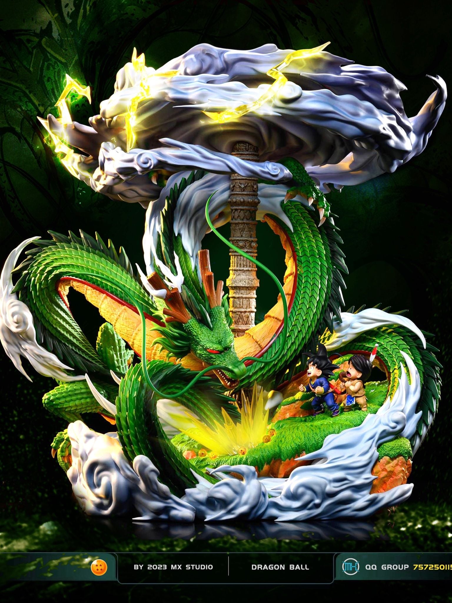 Shenron and Little Goku - Dragon Ball - MX Studio – NZ Toys
