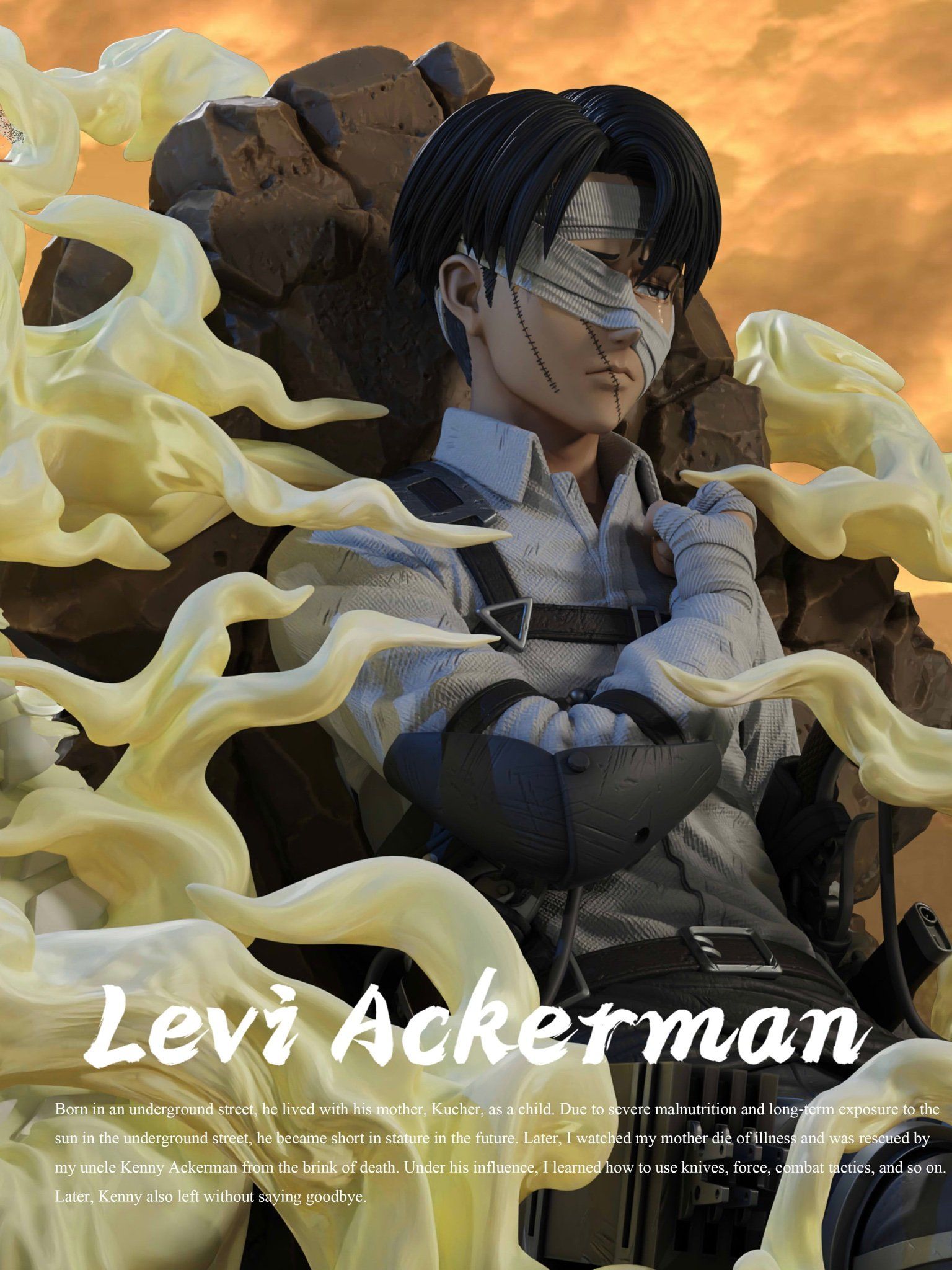 Levi Ackerman Curtain Call - Attack on Titan - Freedom Studio – NZ Toys Levi Ackerman Curtain Call - Attack on Titan - Freedom Studio – NZ Toys