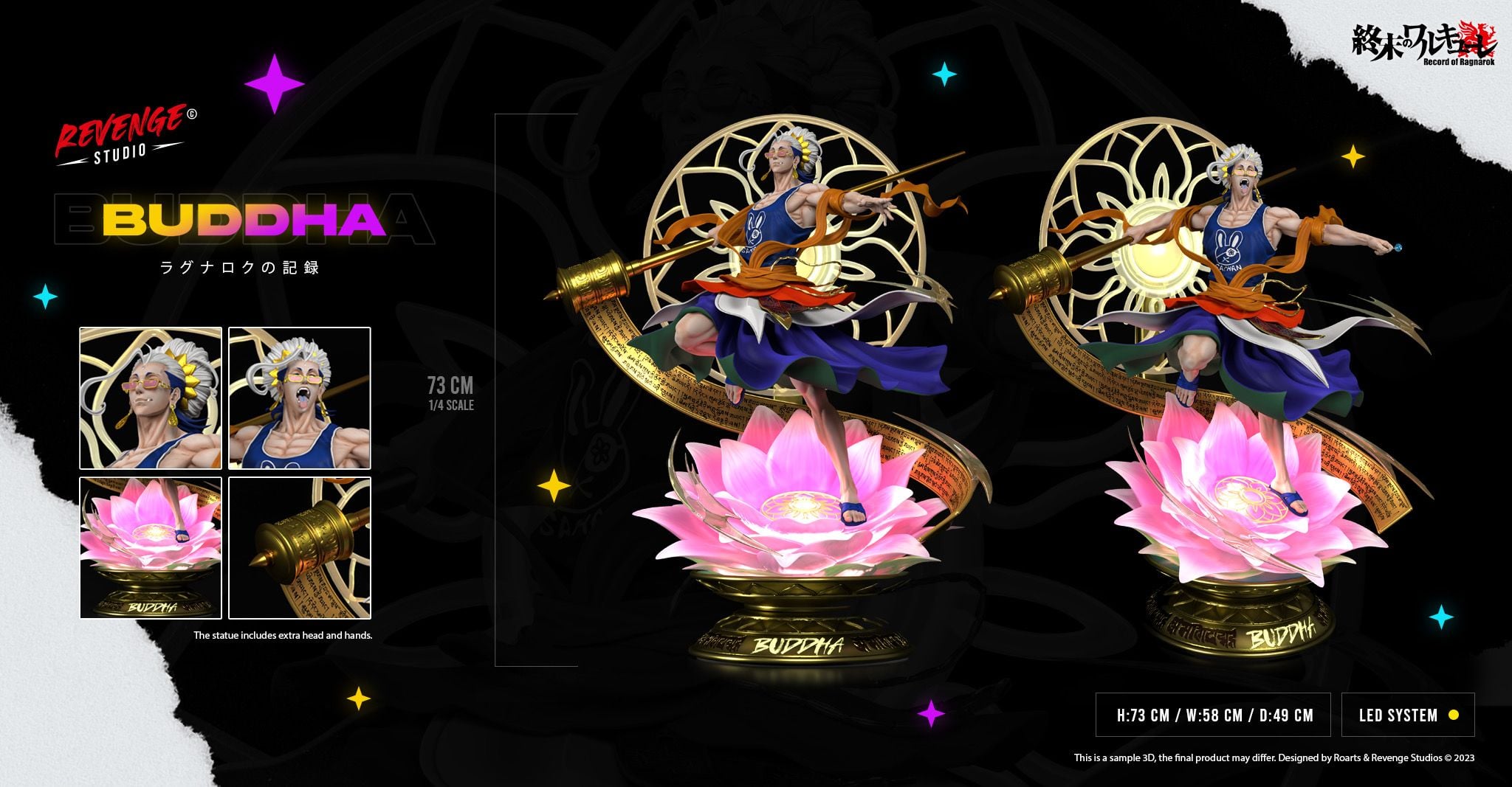 Buddha Shaka - Record Of Ragnarok - Revenge Studio – NZ Toys