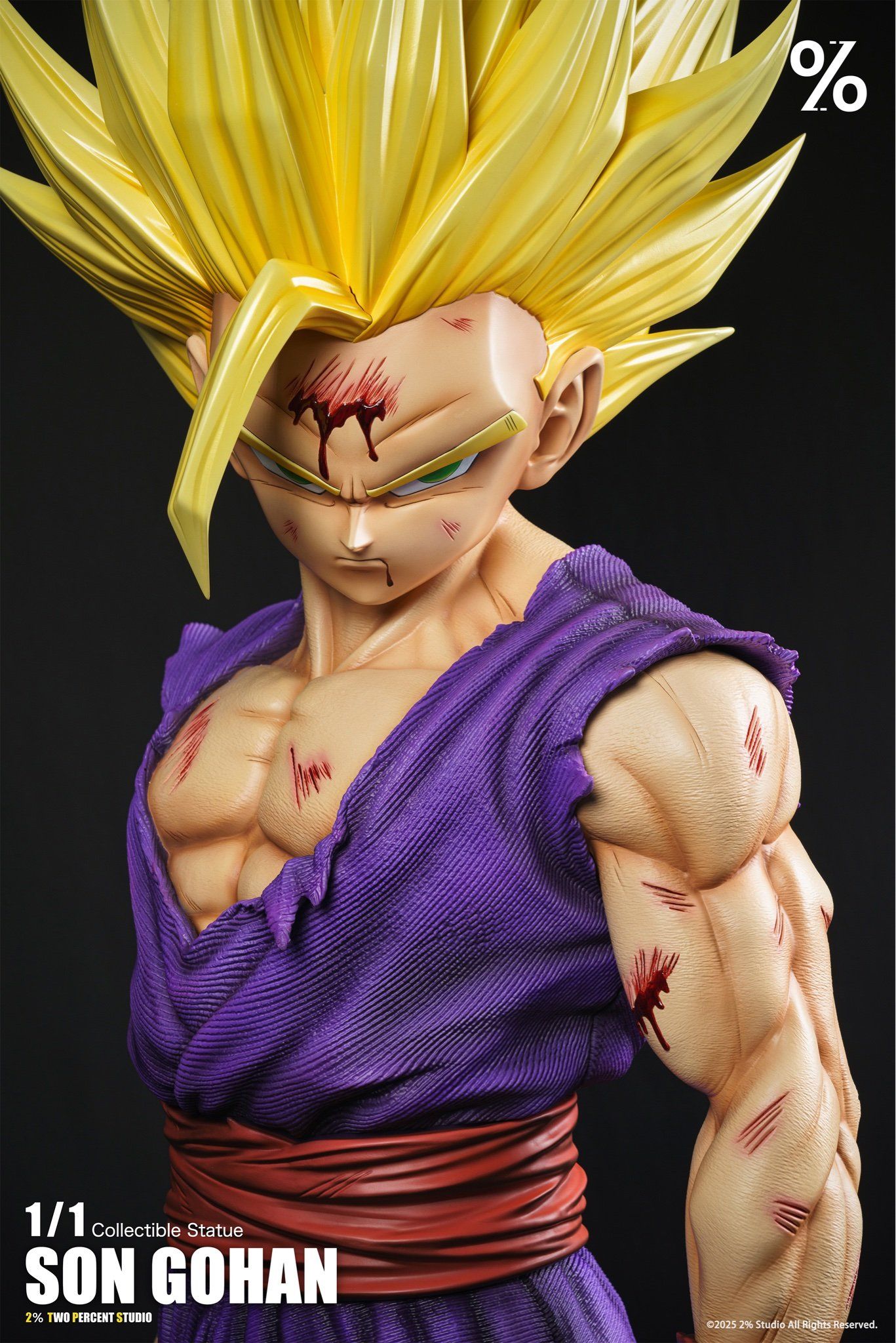 Lifesize Gohan SS2 - Dragon Ball - 2% Studio – NZ Toys