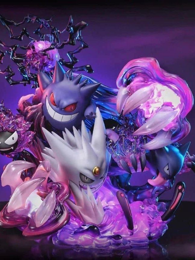 Gengar Family (Shiny) - Pokemon - Fantasy Studio – NZ Toys