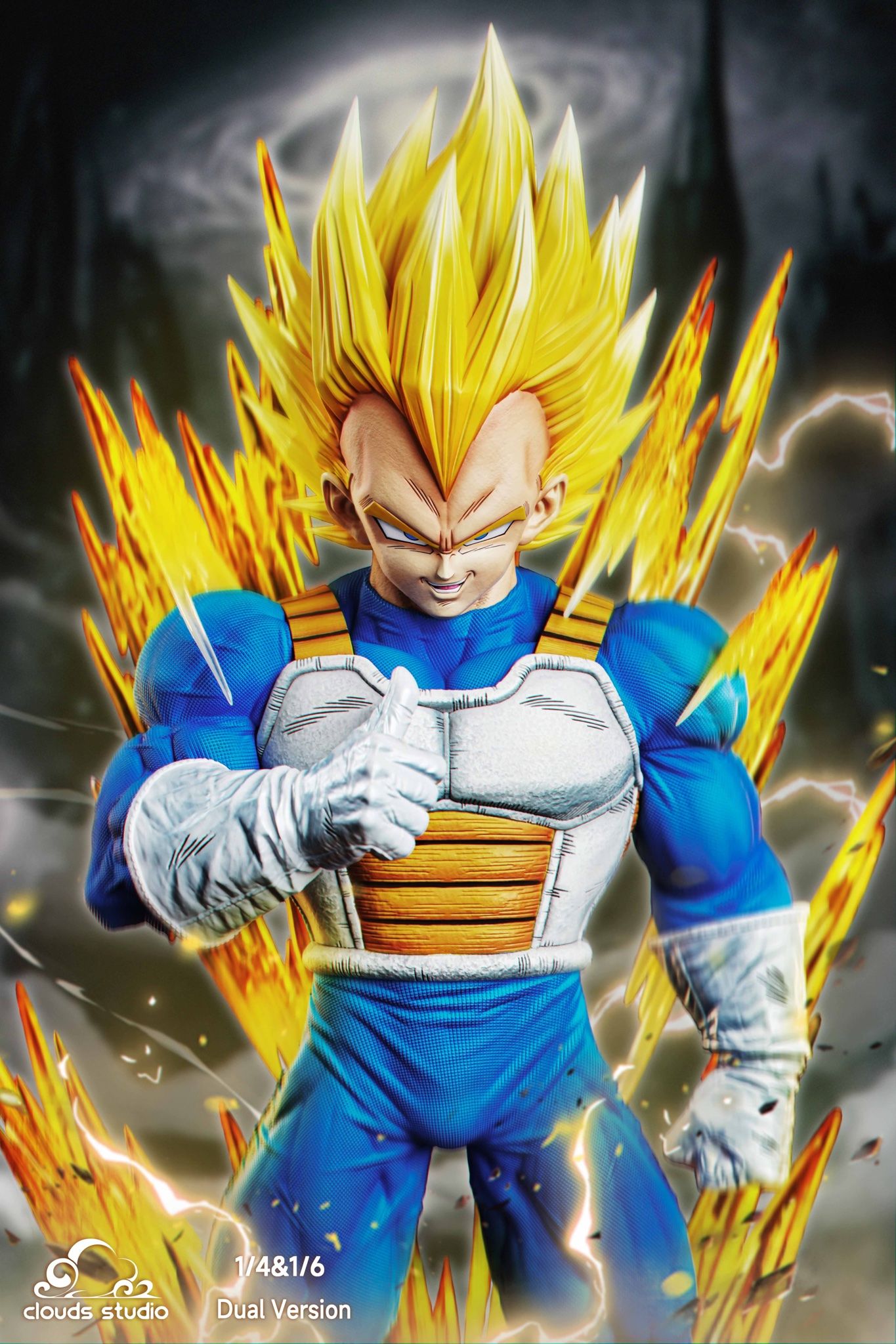 Vegeta Super Saiyan - Dragon Ball - Clouds Studio – NZ Toys