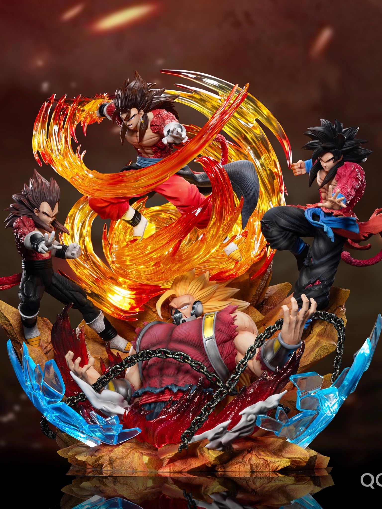 Goku & Vegeta & Vegito SSJ4 - Dragonball - Kylin Studio – NZ Toys