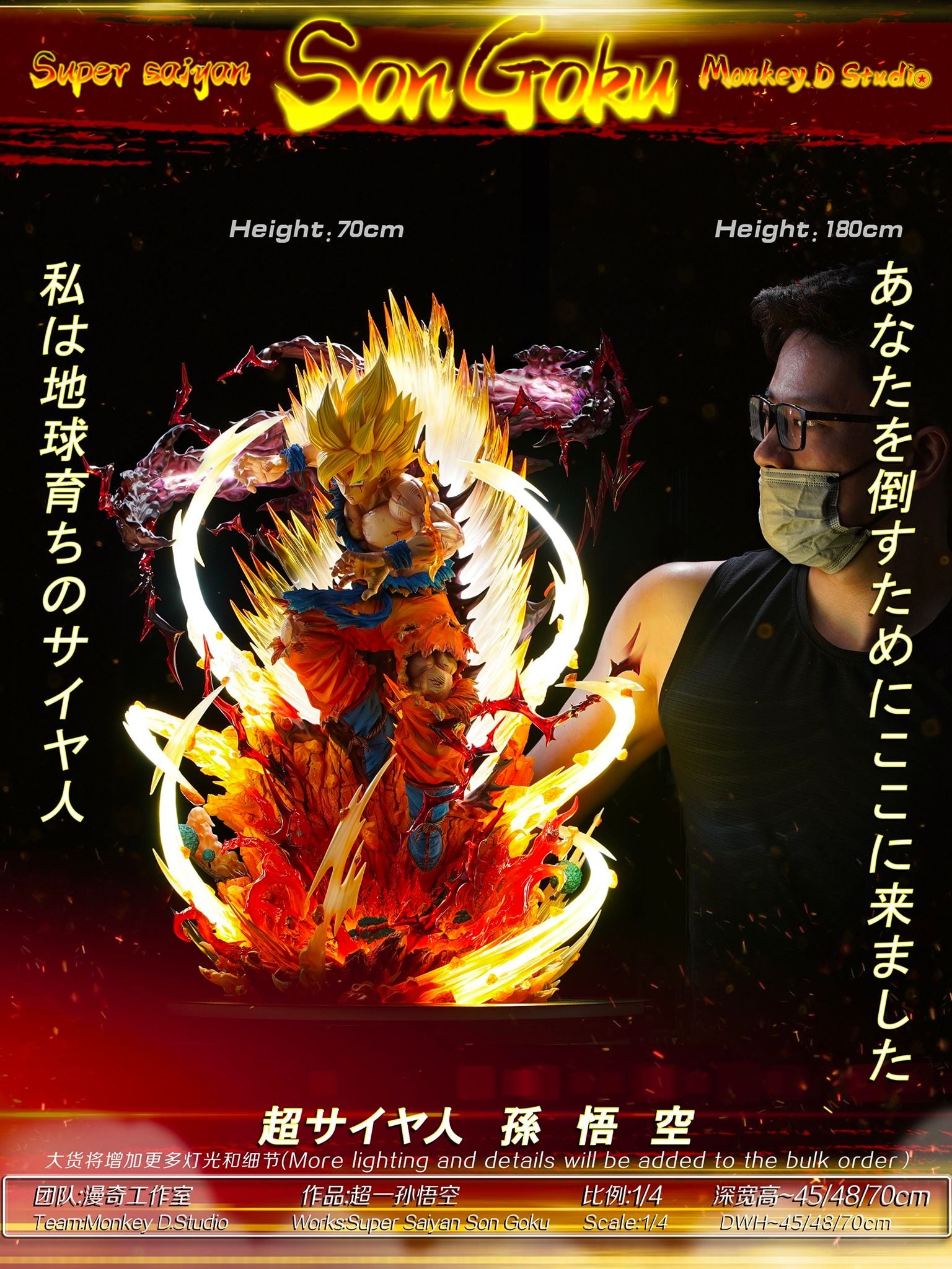 Goku Super Saiyan - Dragon Ball - Monkey D Studio – NZ Toys