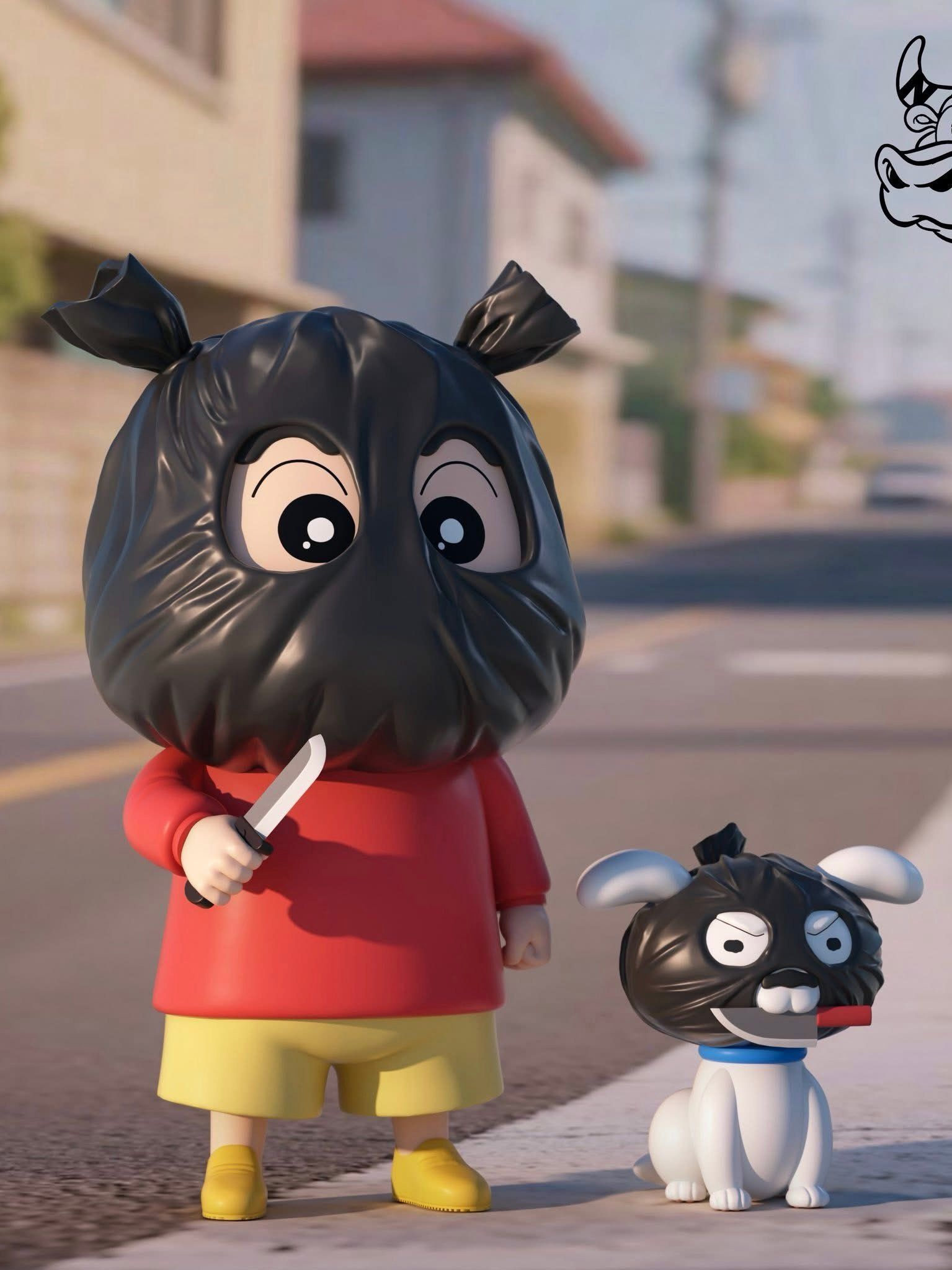 Thief Shin-chan - Crayon Shin-chan - NIUZI Studio – NZ Toys