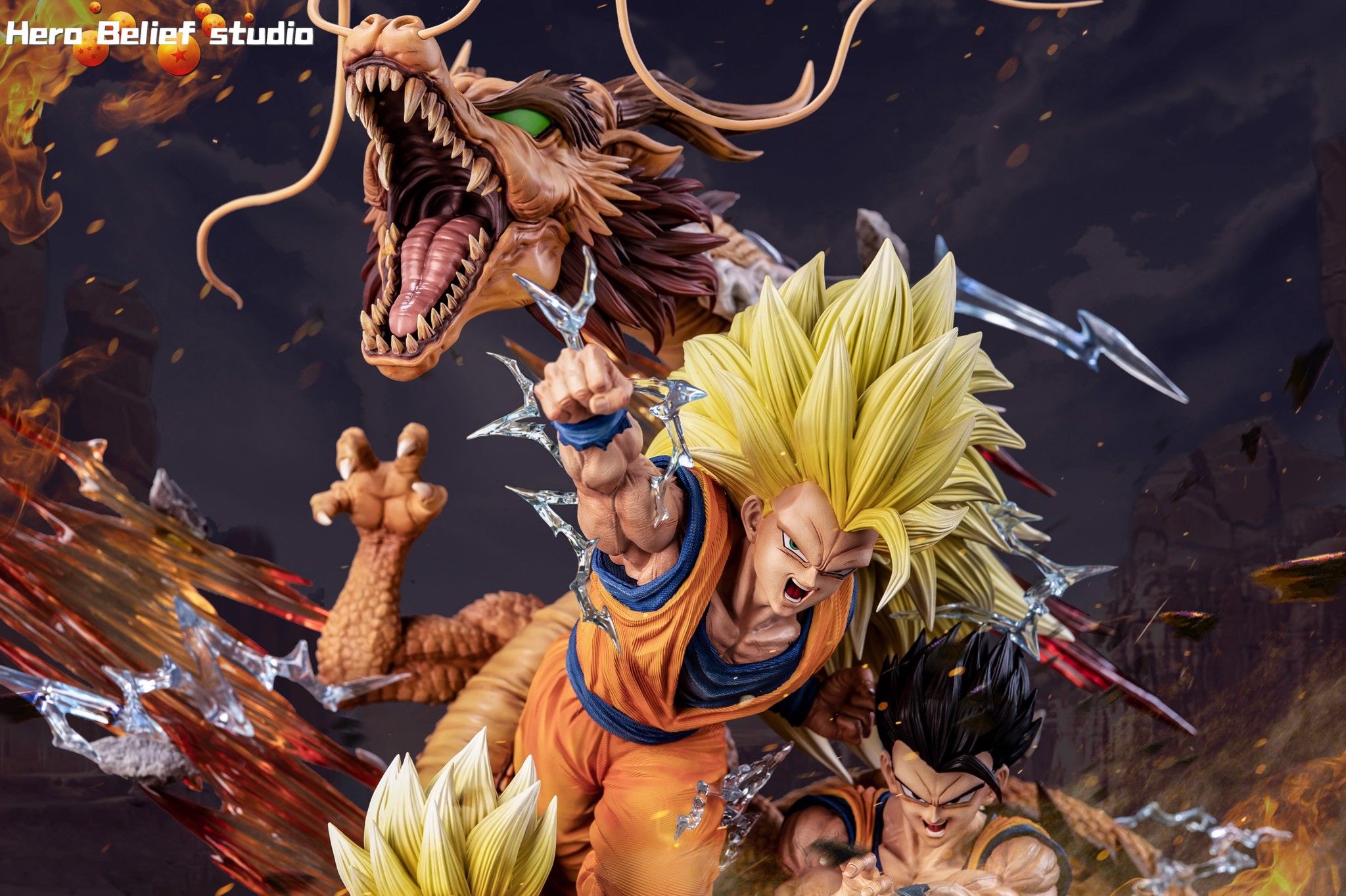 Goku & Gohan & Goten - Dragon Ball - Hero Belief Studio – NZ Toys