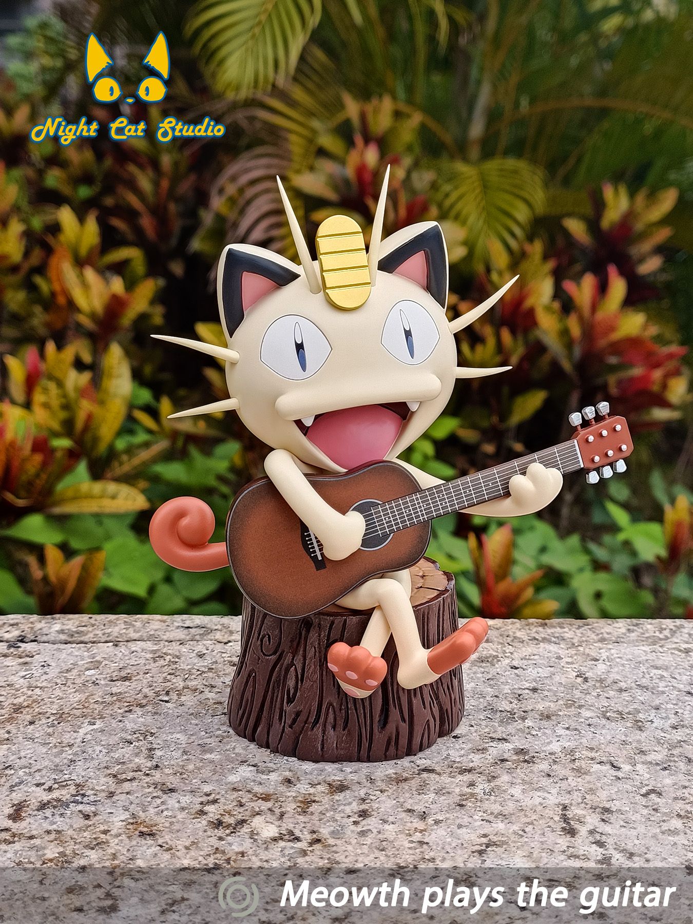 Meow plays the guitar - Pokemon - Night Cat Studio – NZ Toys