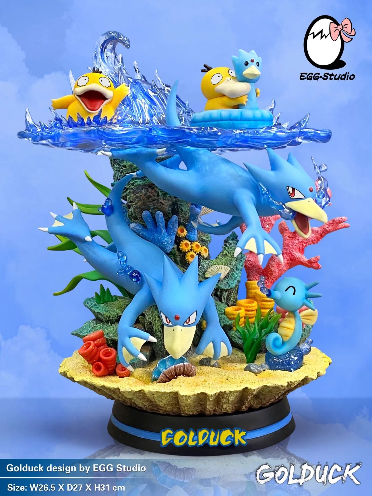 Golduck & Psyduck - Pokemon - EGG Studio – NZ Toys