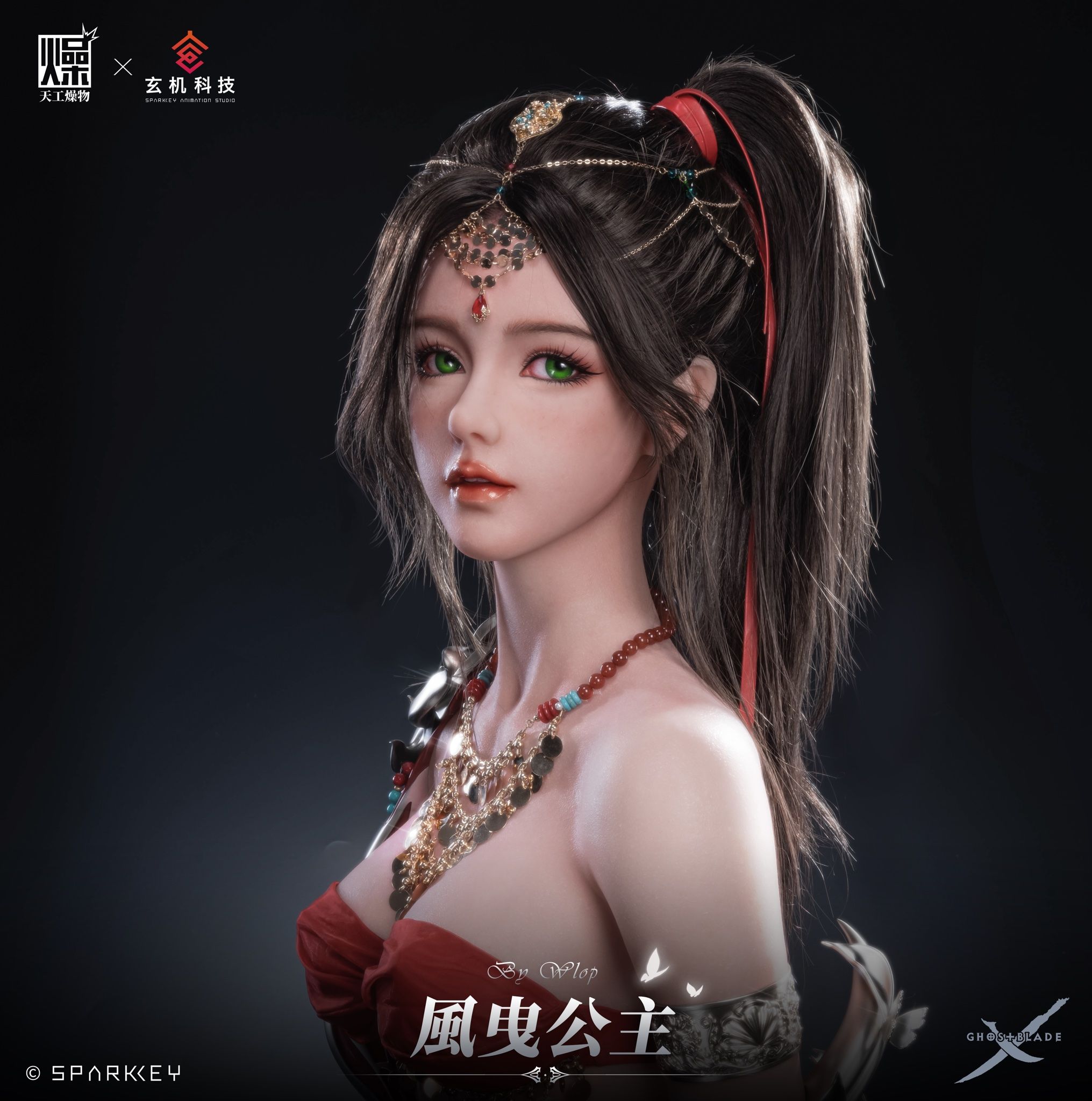 Fengye Princess Silicon Bust - WLOP Ghost Blade - Manyou Studio – NZ Toys