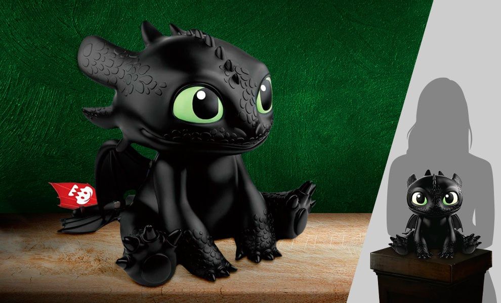 Toothless Vinyl Piggy Bank - How To Train Your Dragon - Beast Kingdom ...