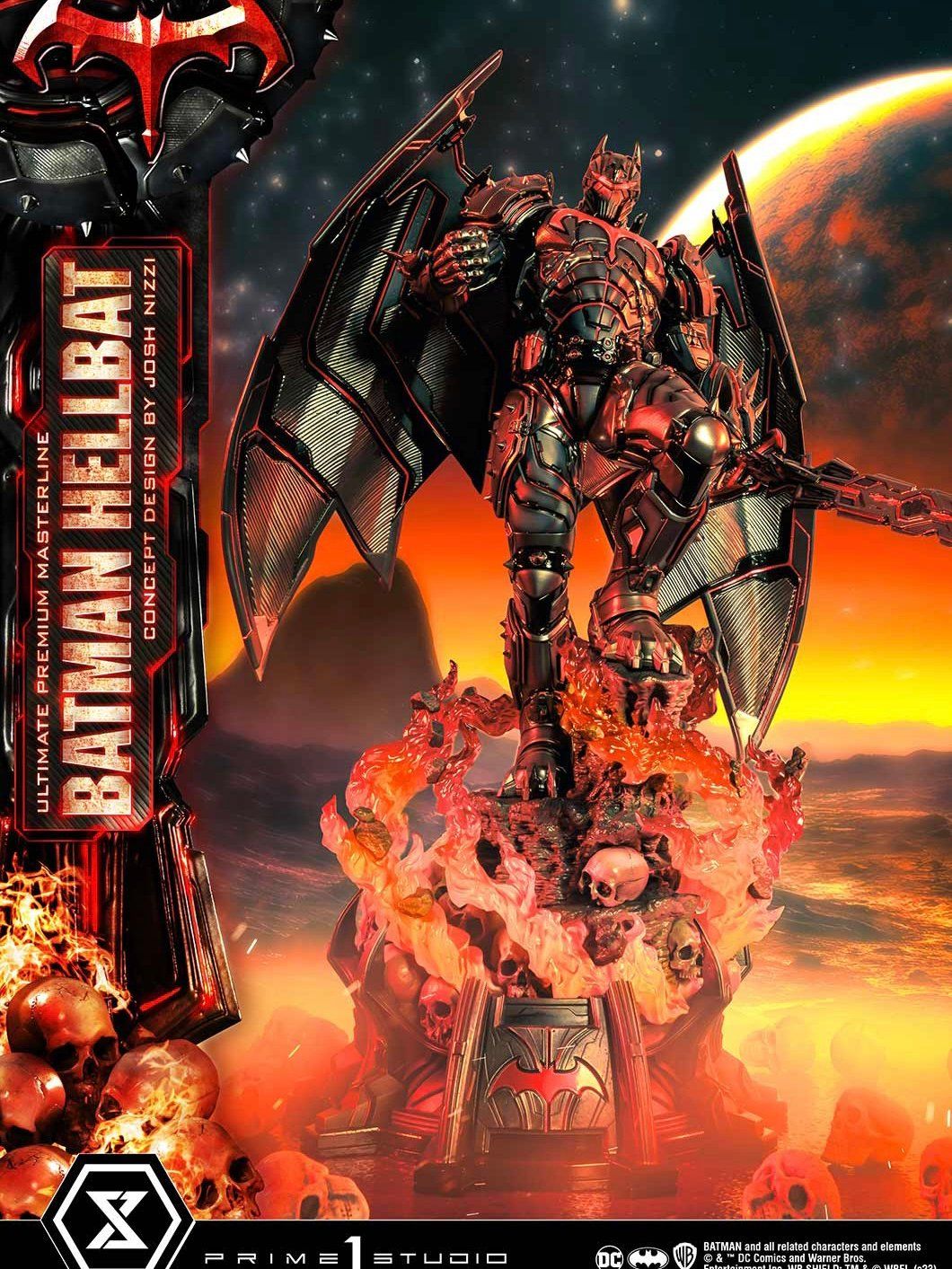 Batman Hellbat by Josh Nizzi - DC Comics - Prime 1 – NZ Toys