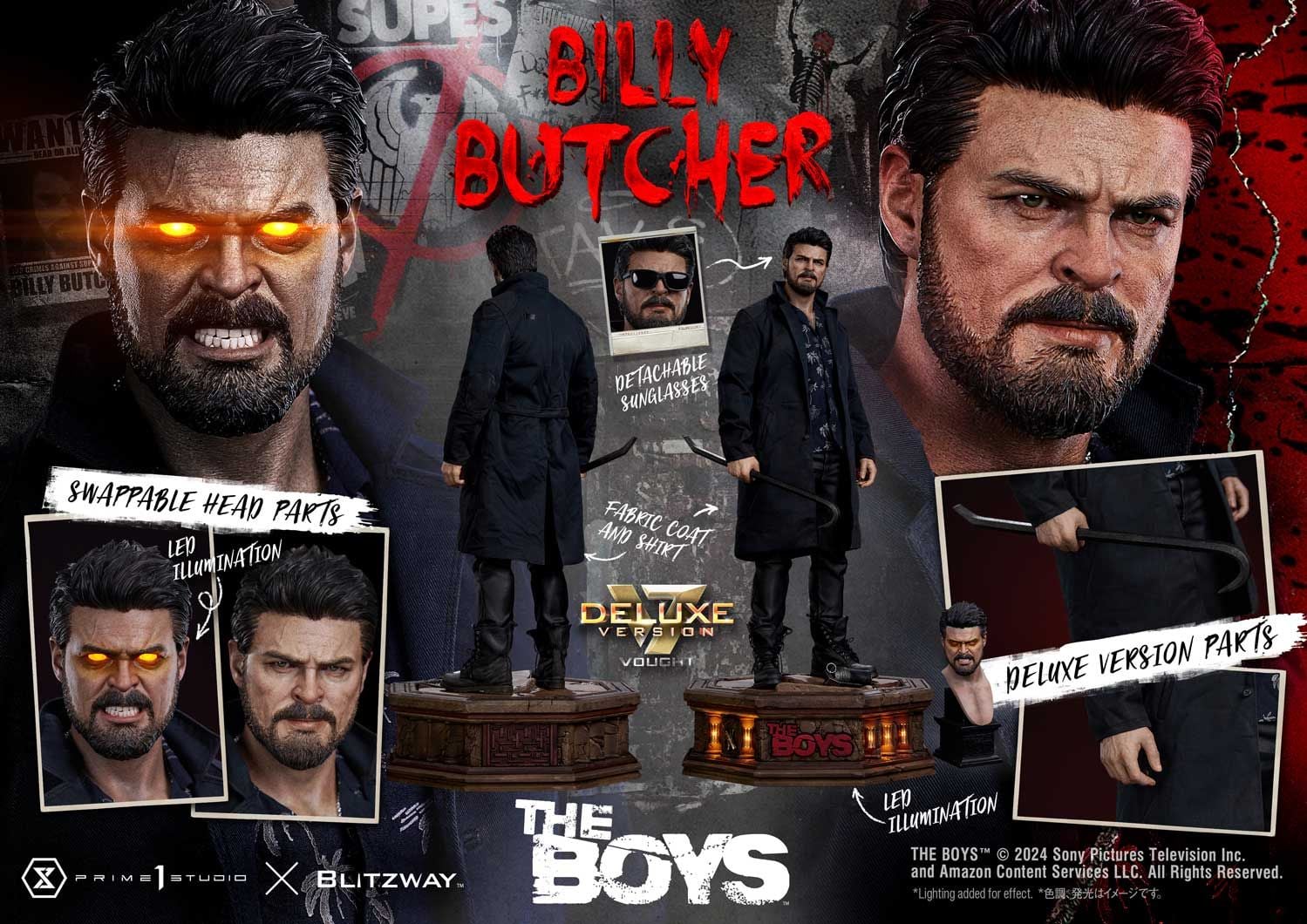 William “Billy” Butcher - The Boys - Prime 1 Studio – NZ Toys
