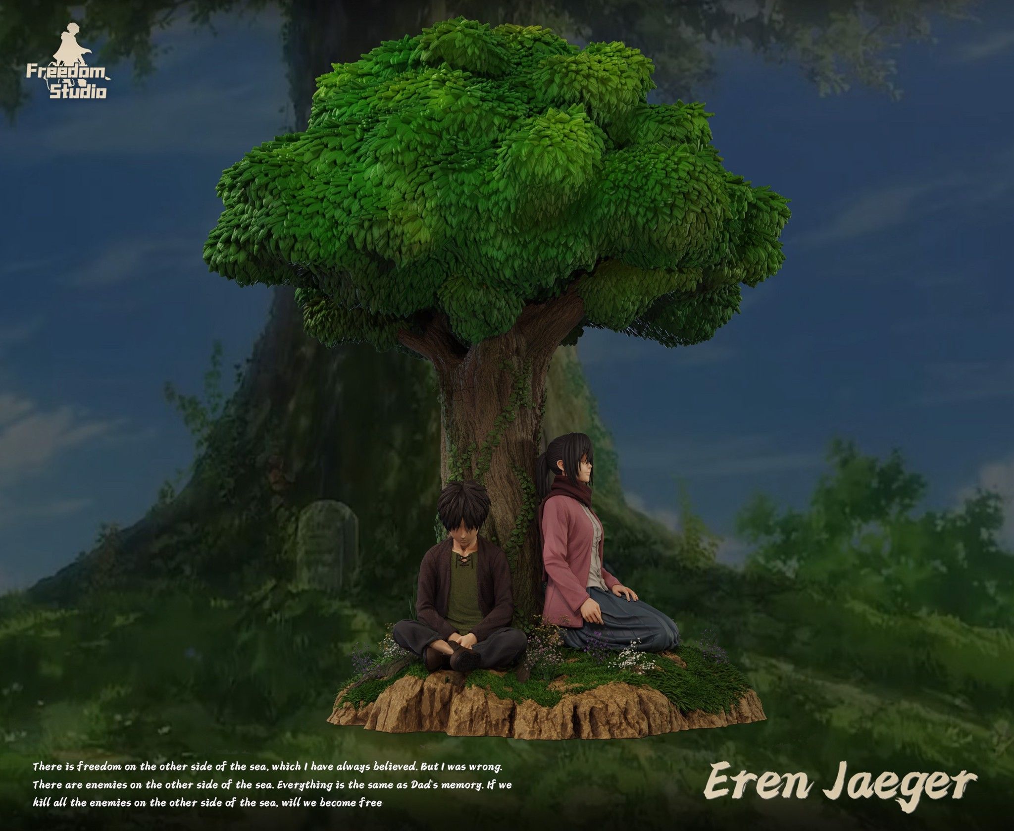 Eren Jeager - Attack On Titan - Freedom Studio – NZ Toys