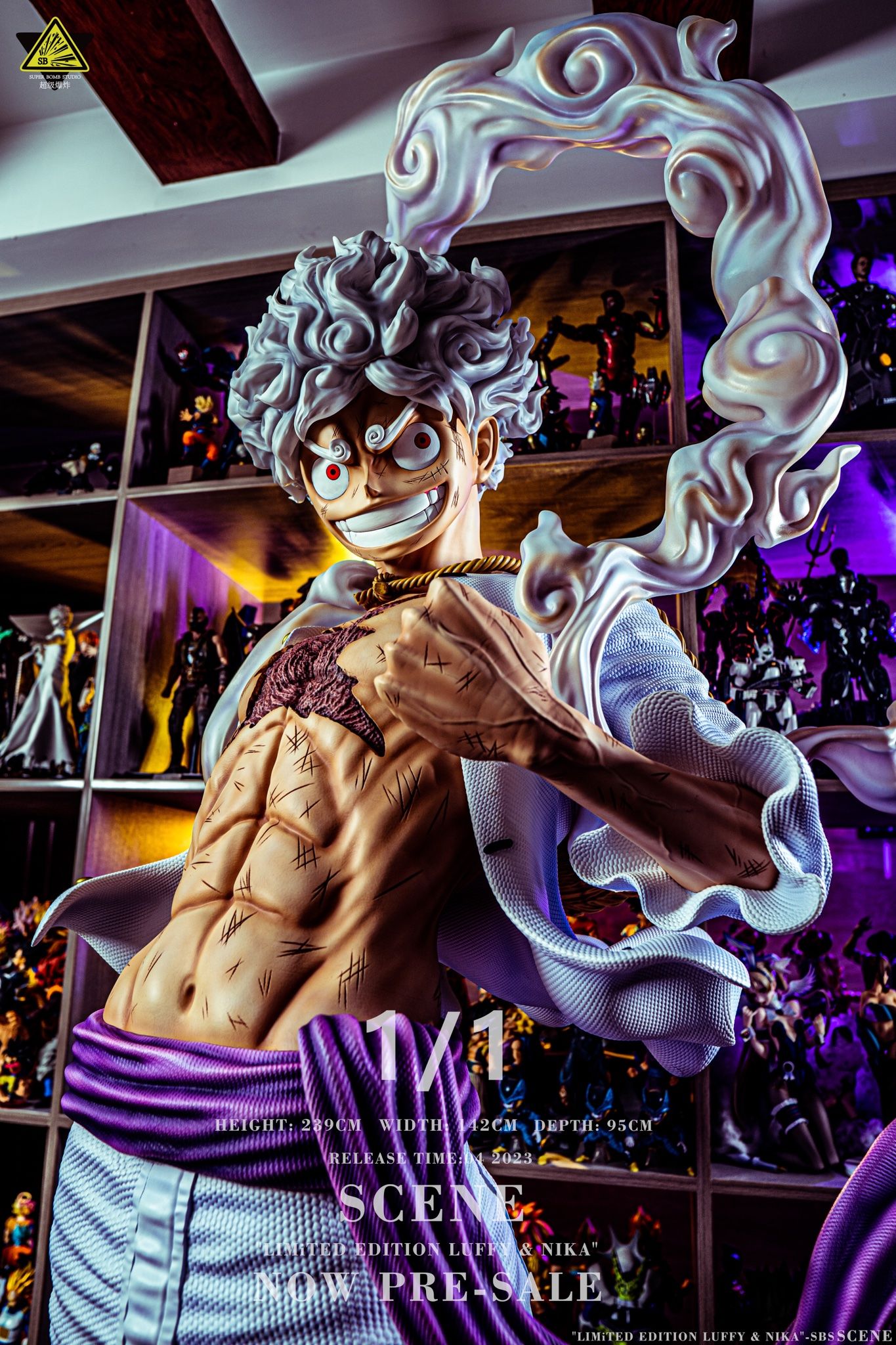 Luffy Gear 5 Nika Life Size - One Piece - SBS Studio – NZ Toys