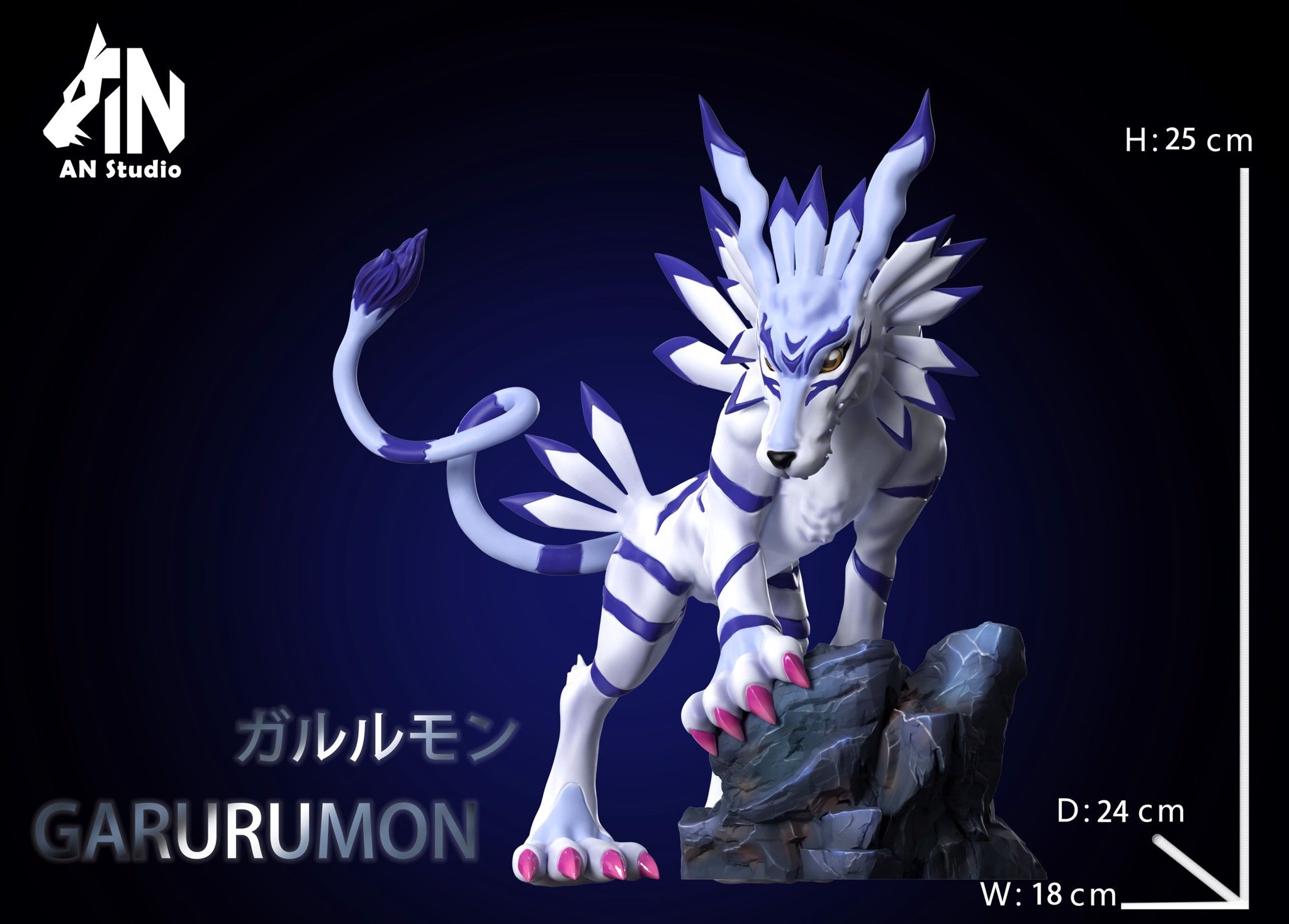 Garurumon - Digimon - AN Studio – NZ Toys
