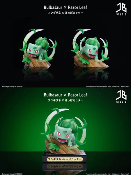 Bulbasaur x Razor Leaf - Pokemon - JB Studio – NZ Toys