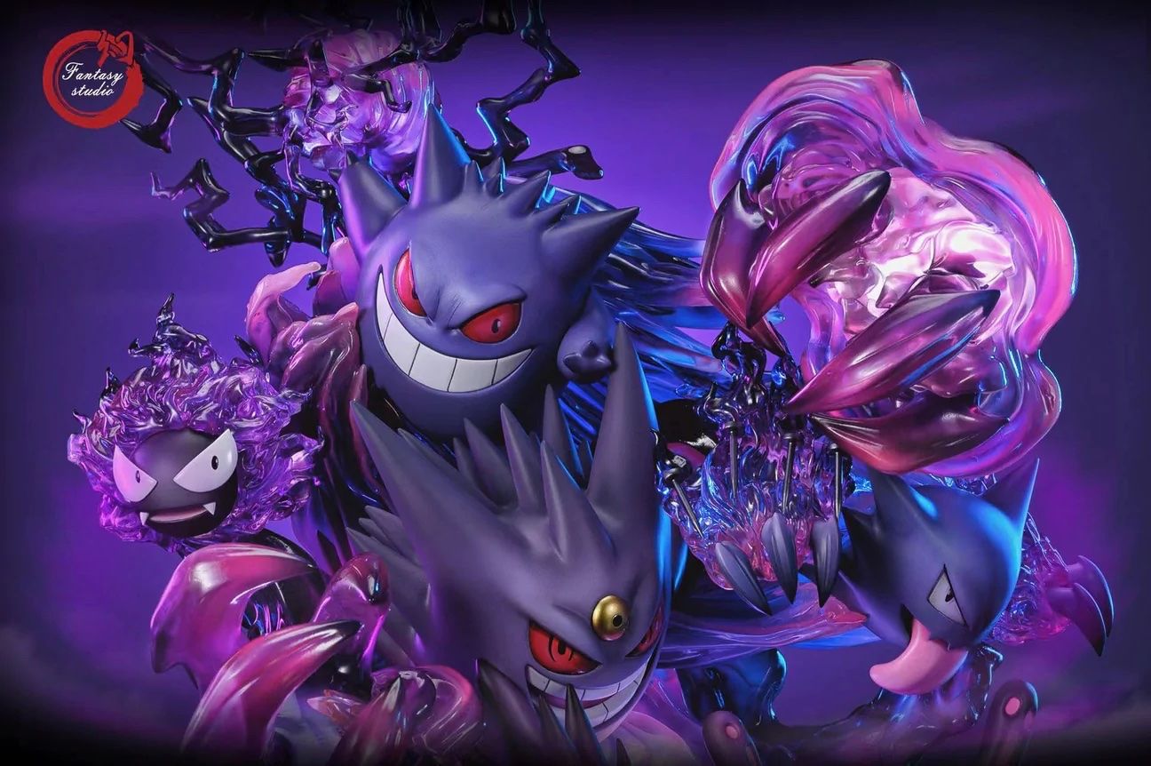 Gengar Family (Shiny) - Pokemon - Fantasy Studio – NZ Toys