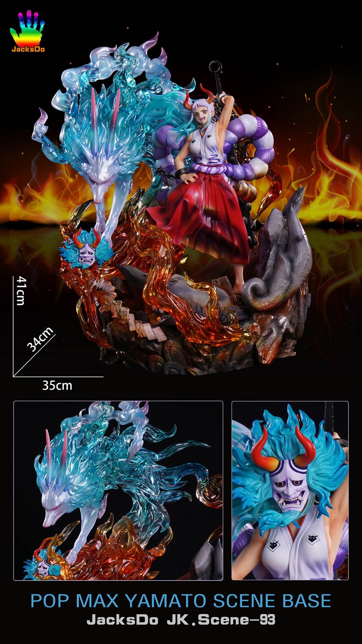 POP MAX Yamato Scene Base - One Piece - Jacksdo – NZ Toys