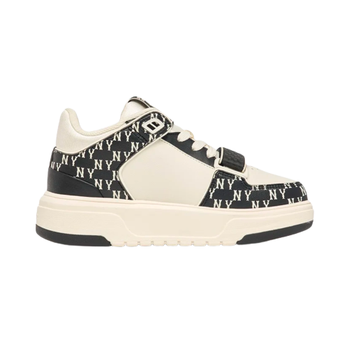 Mlb Chunky Liner Mid Classic Monogram New York Yankees Black H2sneaker