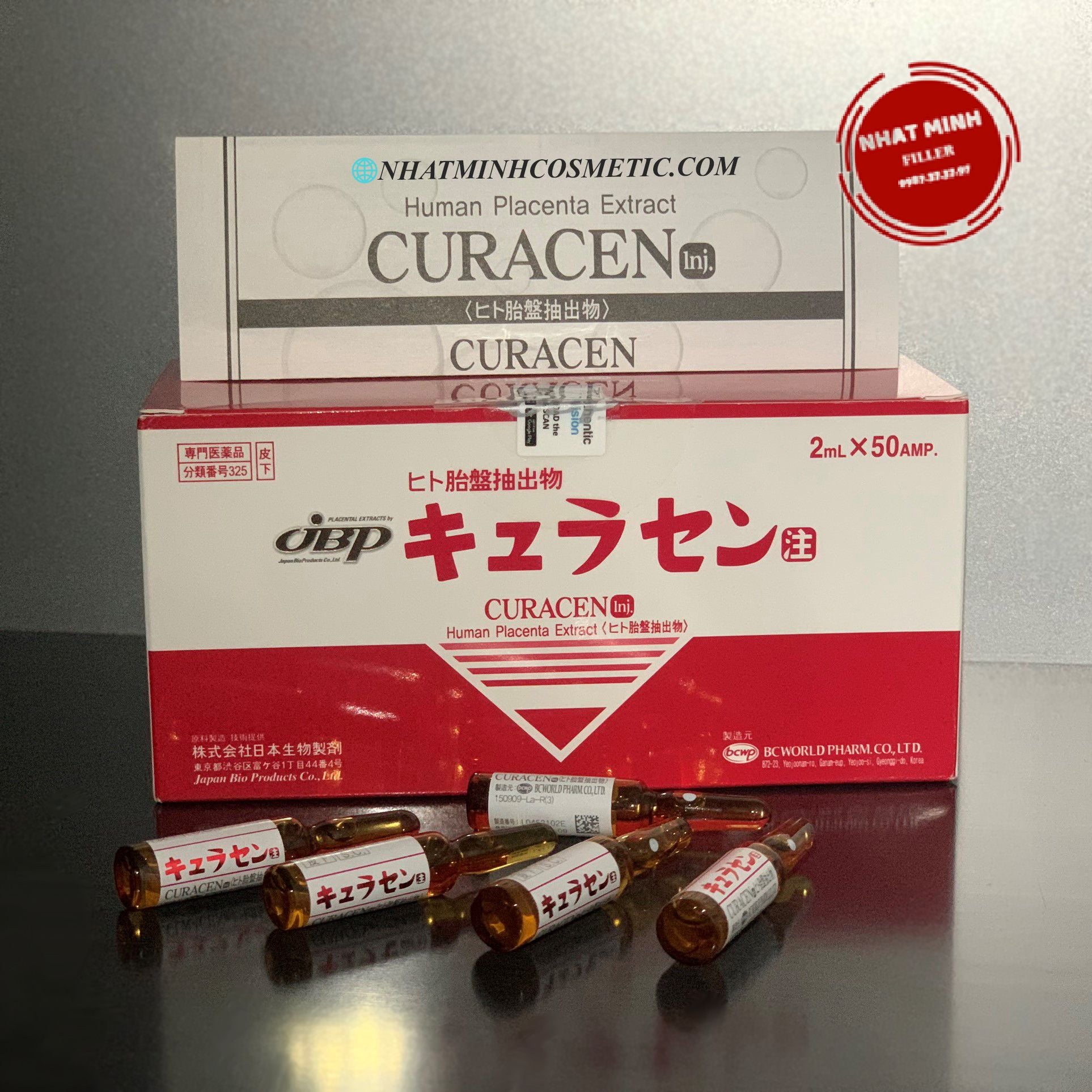 Curacen tế bào gốc nhau thai người Nhật Bản – NHẬT MINH COSMETIC