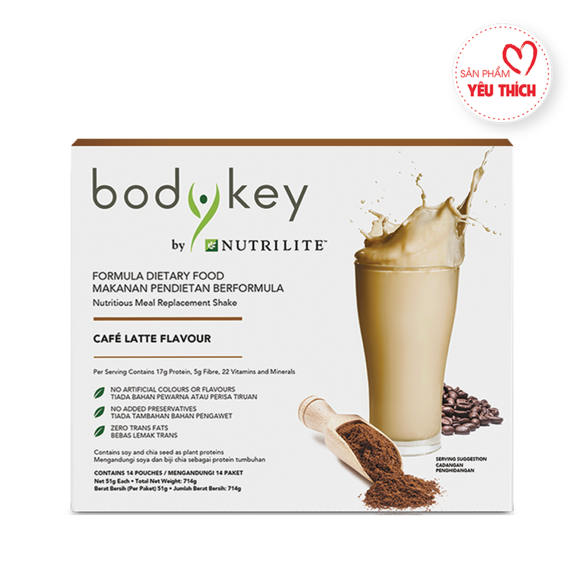 NPP 1038K BodyKey By Nutrilite – Vị Cà Phê Amway – Thảo Dược 2B