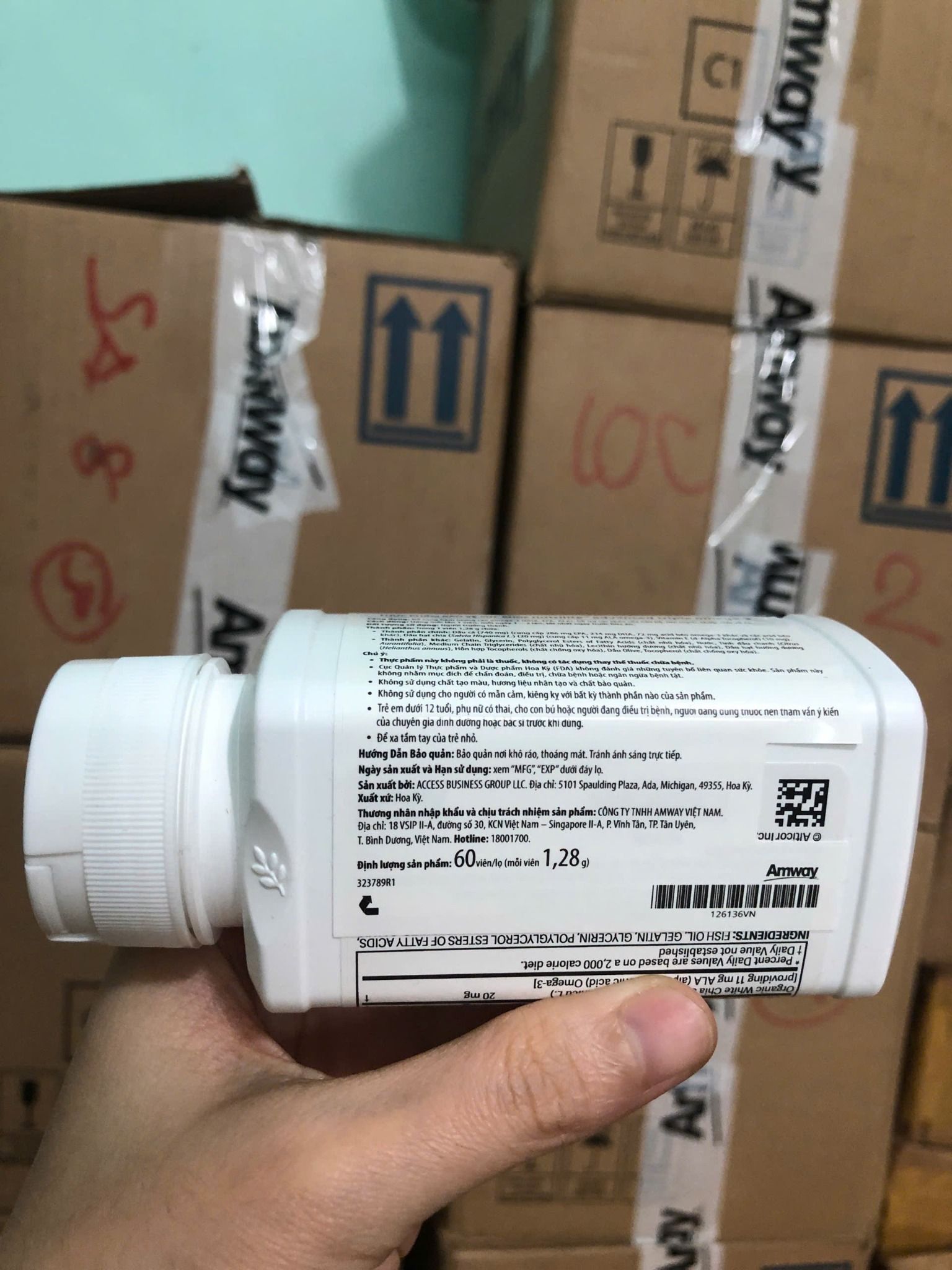 NPP 898K TP BVSK Nutrilite Salmon Omega-3 Amway – Thảo Dược 2B