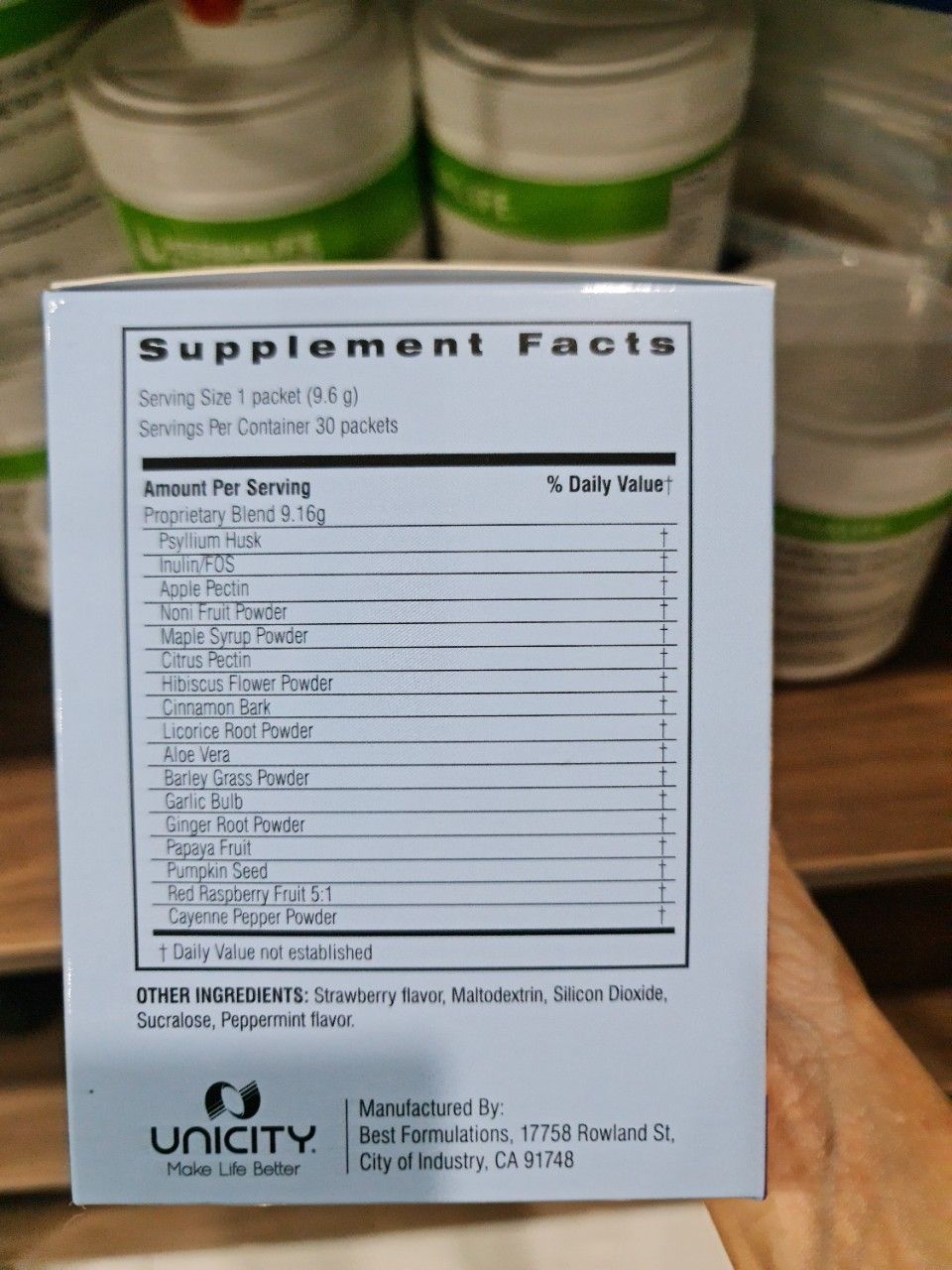 Chất Xơ Lifiber Unicity – Thảo Dược 2B