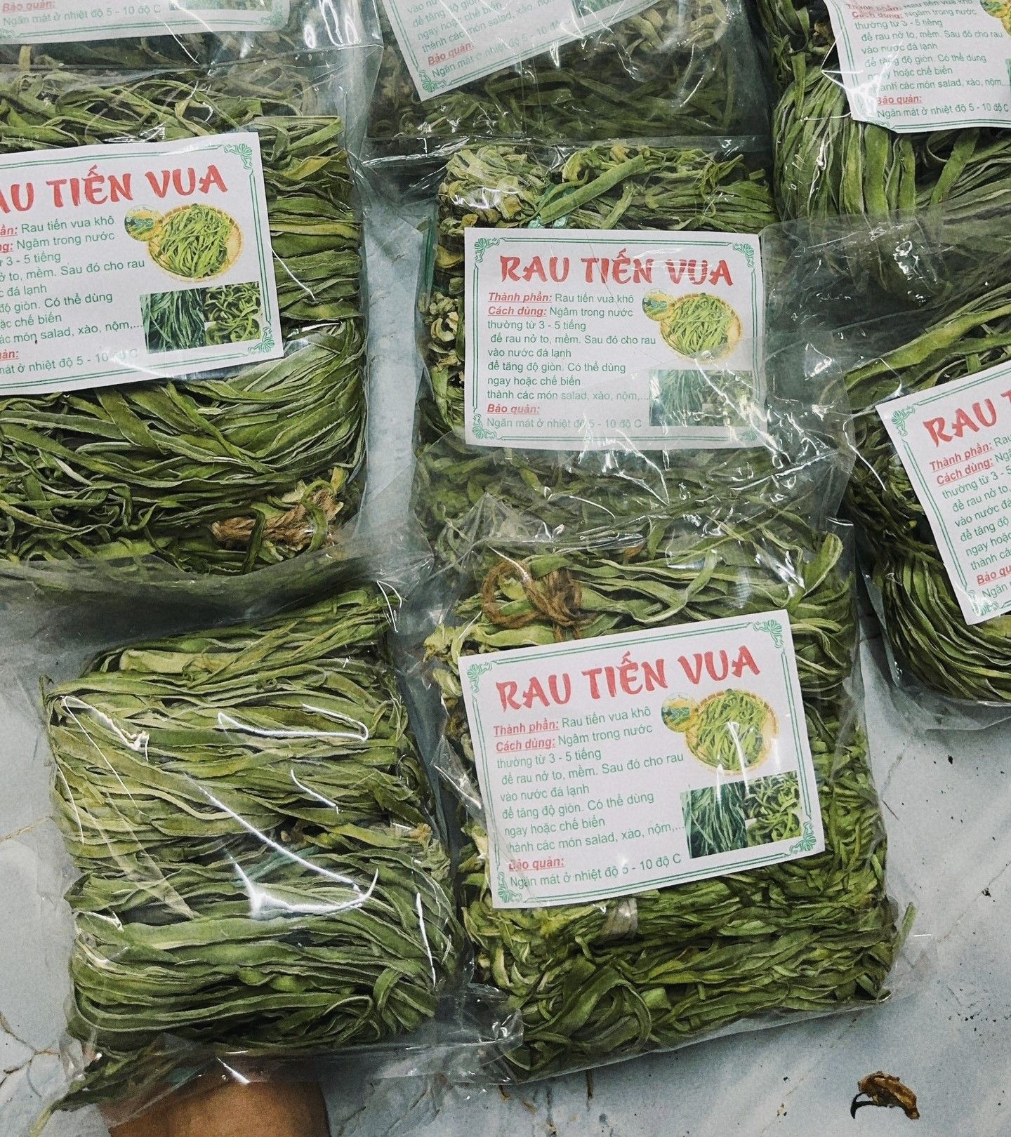 Rau tiến vua khô 1kg – Thảo Dược 2B