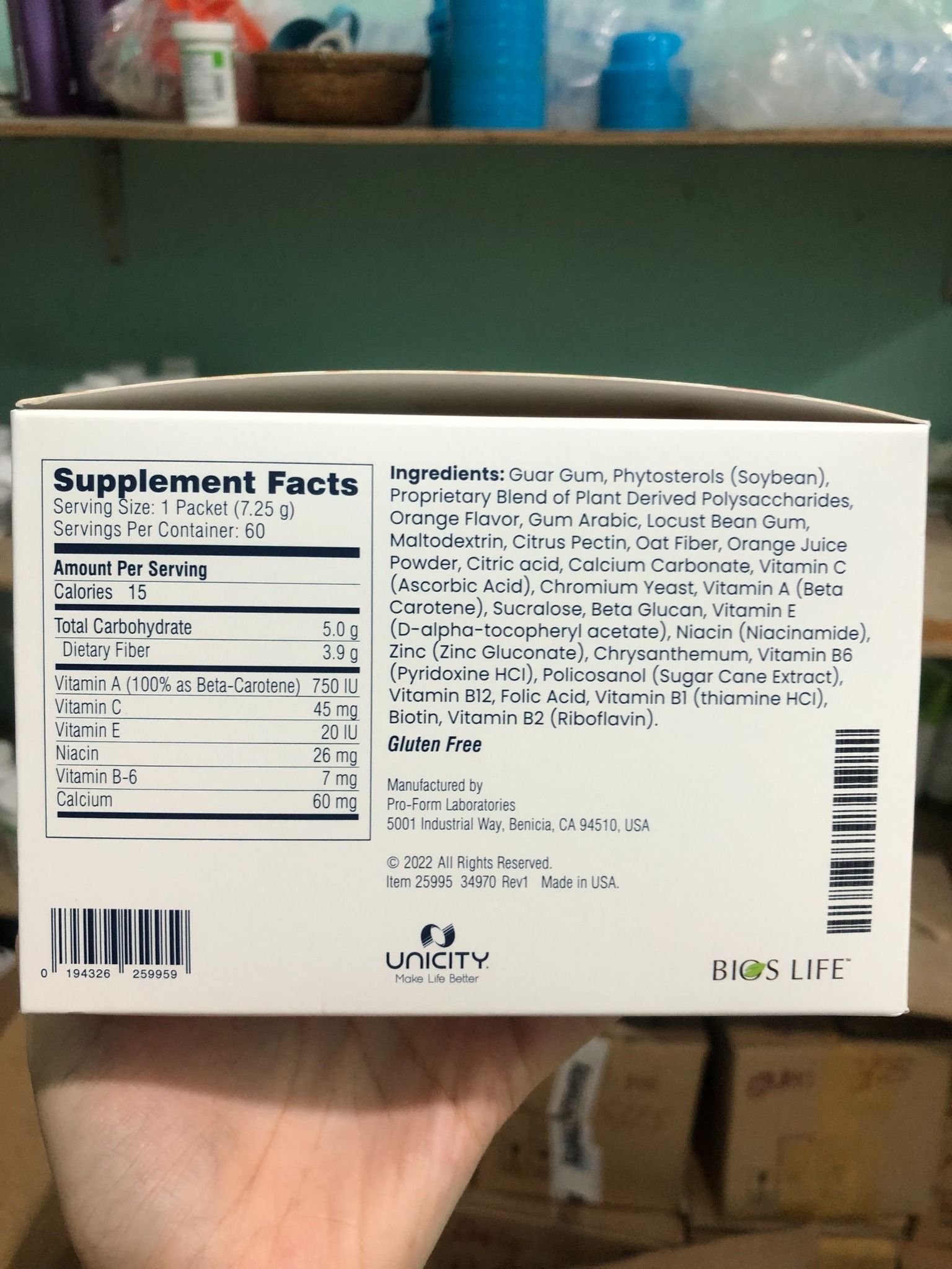 Bios Life Slim Unicity chính hãng – Thảo Dược 2B