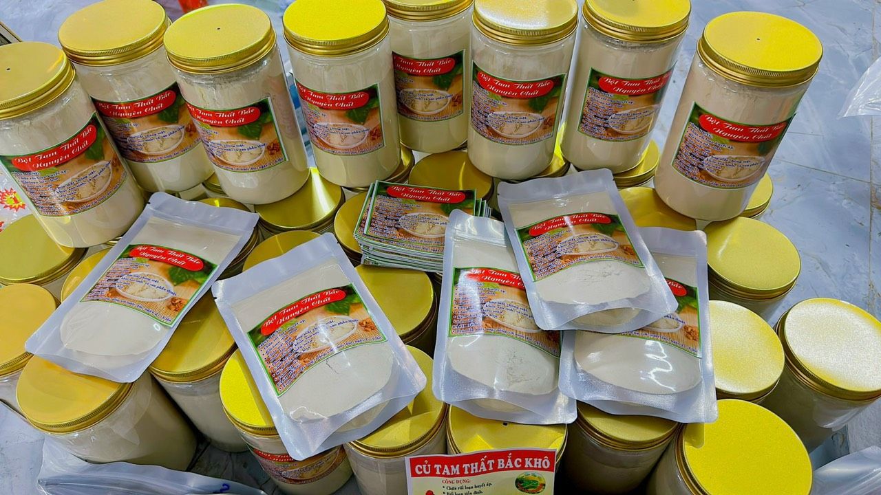 Bột tam thất bắc nguyên chất hàng nghiền từ củ to hũ 500g – Thảo Dược 2B