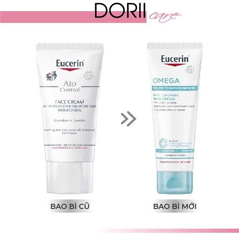 Kem Dưỡng Giảm Ngứa, Đỏ Cho Da Mặt Eucerin Ato Control Face Cream 50ml ...