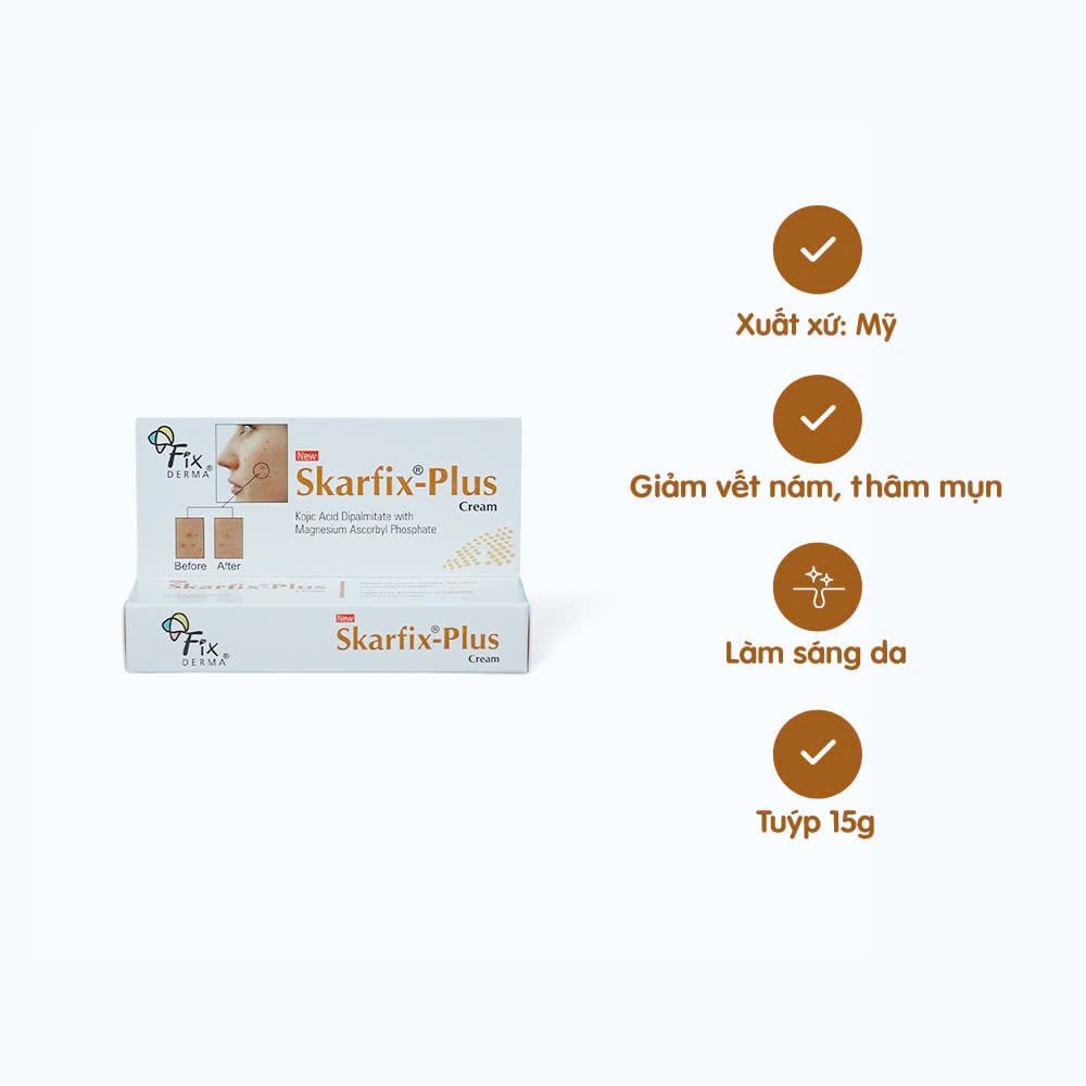 Kem Dưỡng Da Fixderma Skarfix Plus Cream 15g Mờ Thâm Nám, Tàn Nhang ...