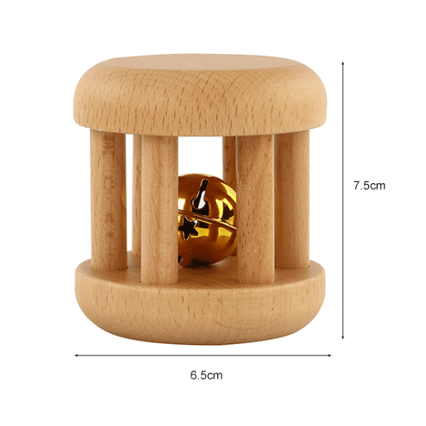 Chuông Gỗ Lăn Tròn - Đồ Chơi Giáo Dục - Đồ Chơi Montessori