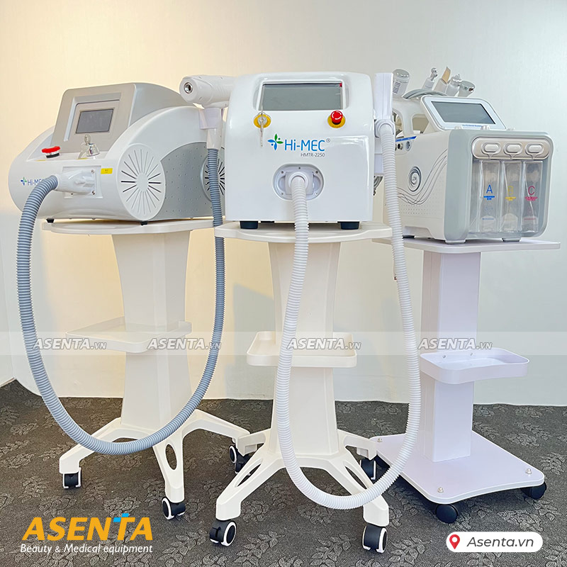 Kệ để máy Spa cao cấp HMST-2002 - Kệ đựng máy đa năng có bánh xe