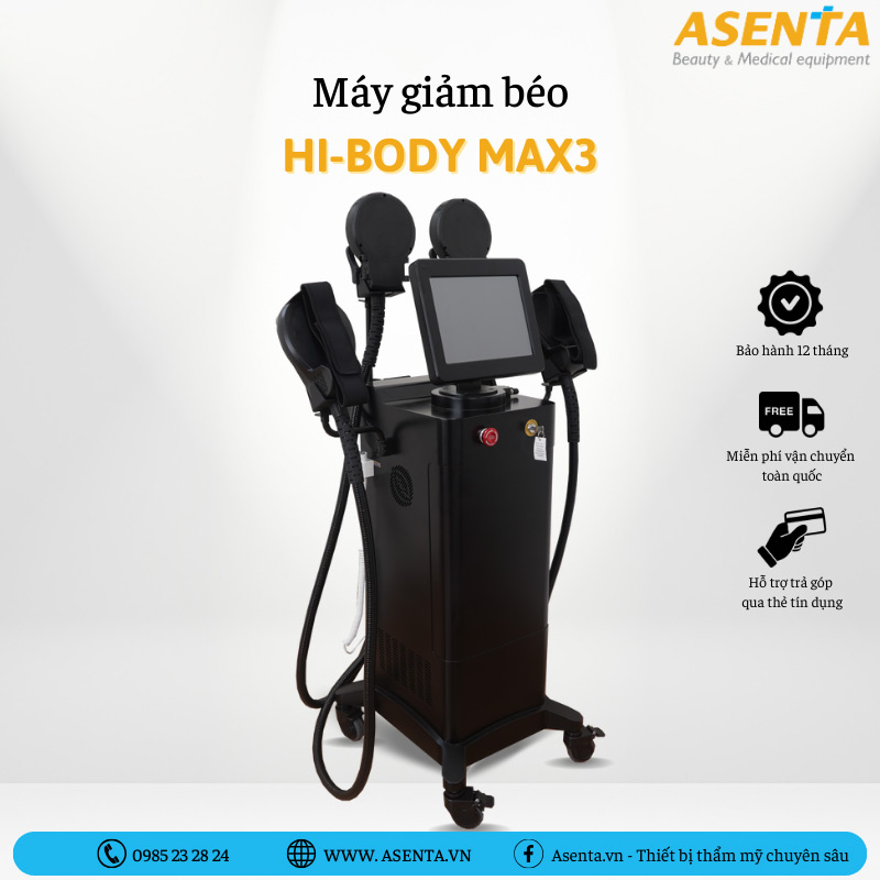 Máy giảm béo Hi-Body Max3 nhập khẩu, giá tốt | Asenta