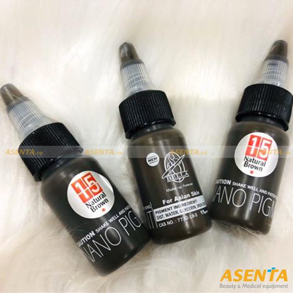 Mực Phun Xăm Chân Mày Bella Nano Pigment Chính Hãng | Asenta.vn