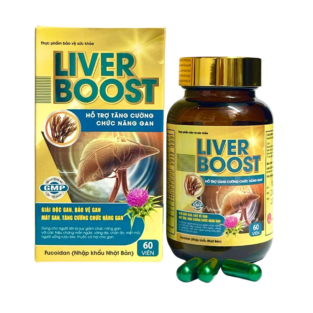LIVER BOOST - Viên uống bổ gan - Nikko Pharma