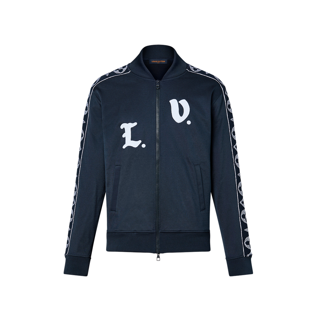 LOUIS VUITTON - EMBROIDERED SIGNATURE TRACKTOP JACKET – thecashiervn