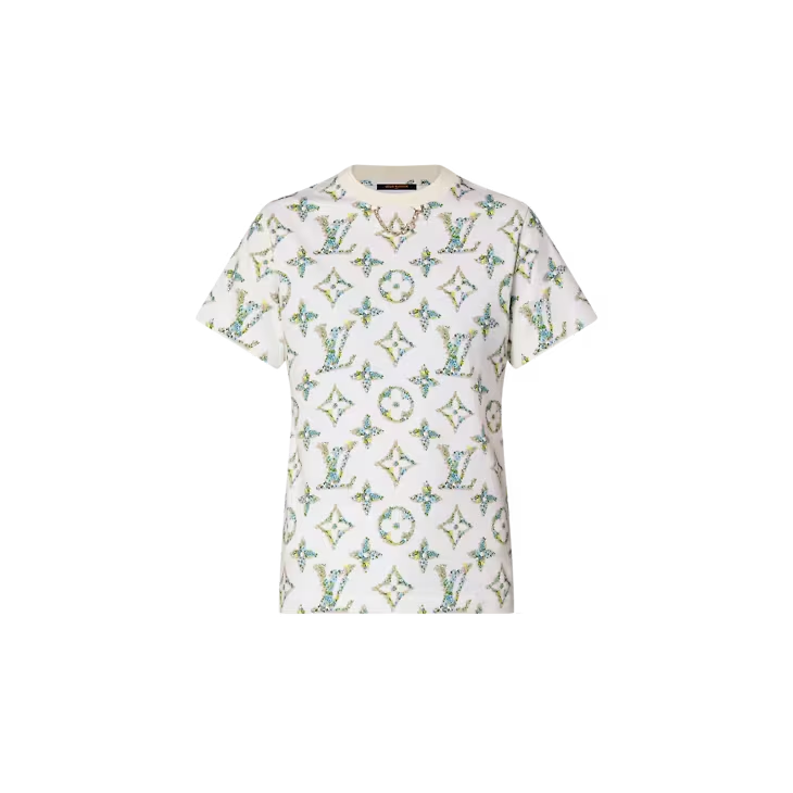 LOUIS VUITTON T-SHIRT - FLORAL MONOGRAM T-SHIRT – thecashiervn