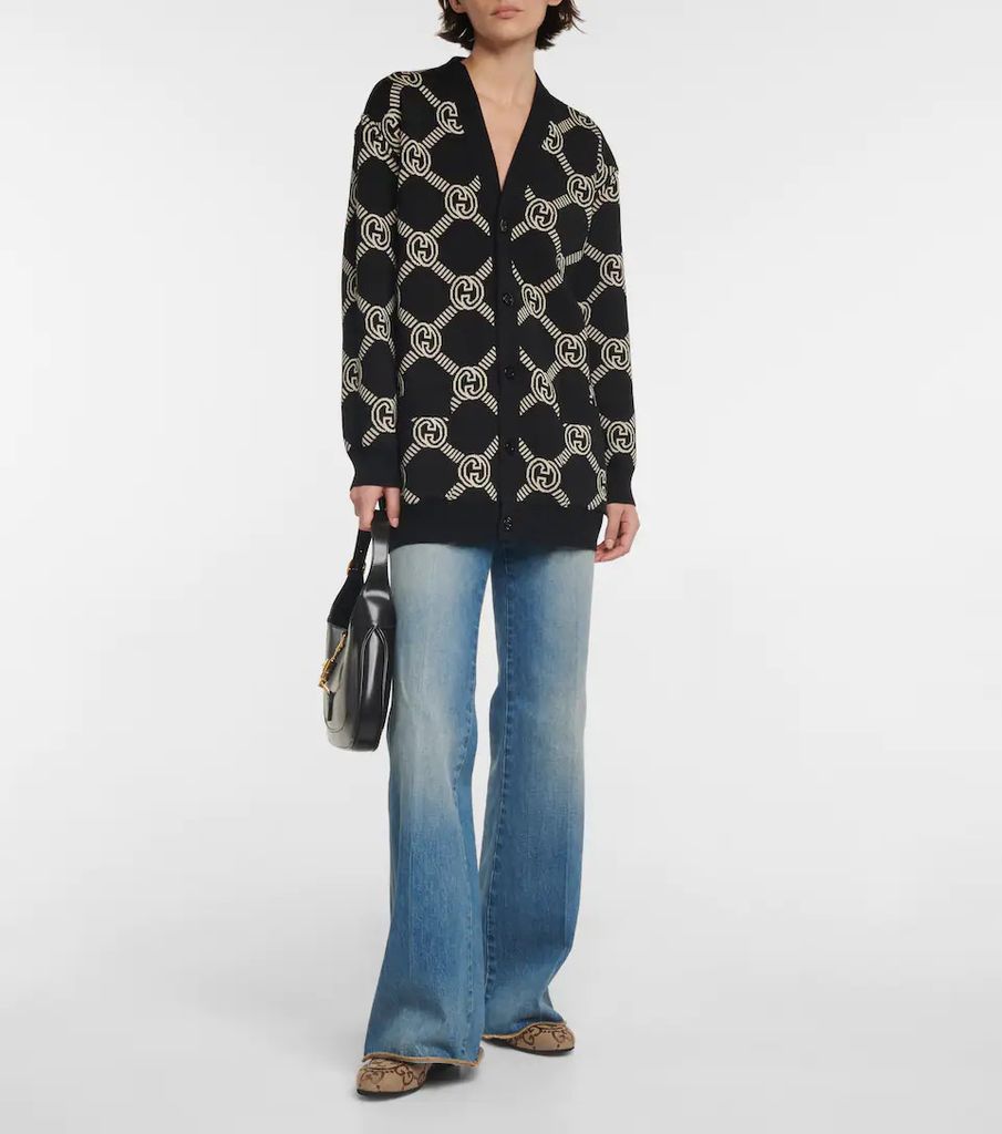 GUCCI - Interlocking G reversible wool cardigan – thecashiervn