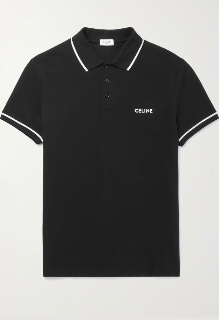 Celine - Piqué Polo (Black) – thecashiervn