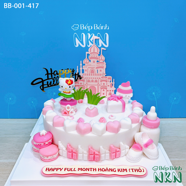 Bánh Đầy Tháng Hello Kitty (BB-001-417) – Bếp bánh NKN