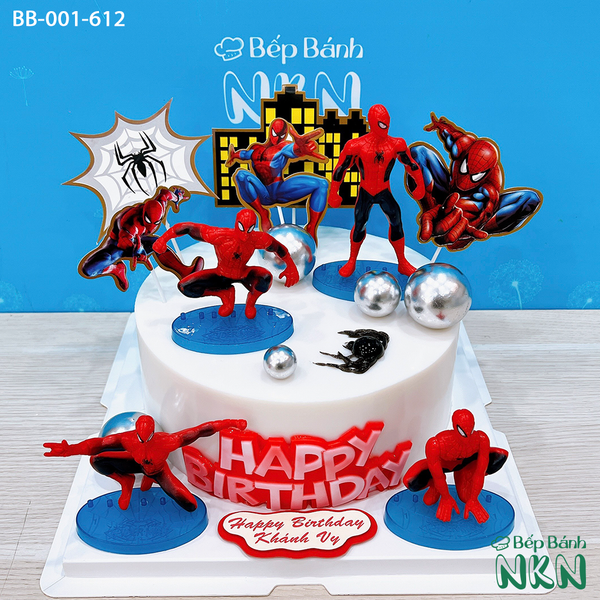 Bánh Sinh Nhật Biệt Đội Spiderman (BB-001-612) – bepbanhNKN