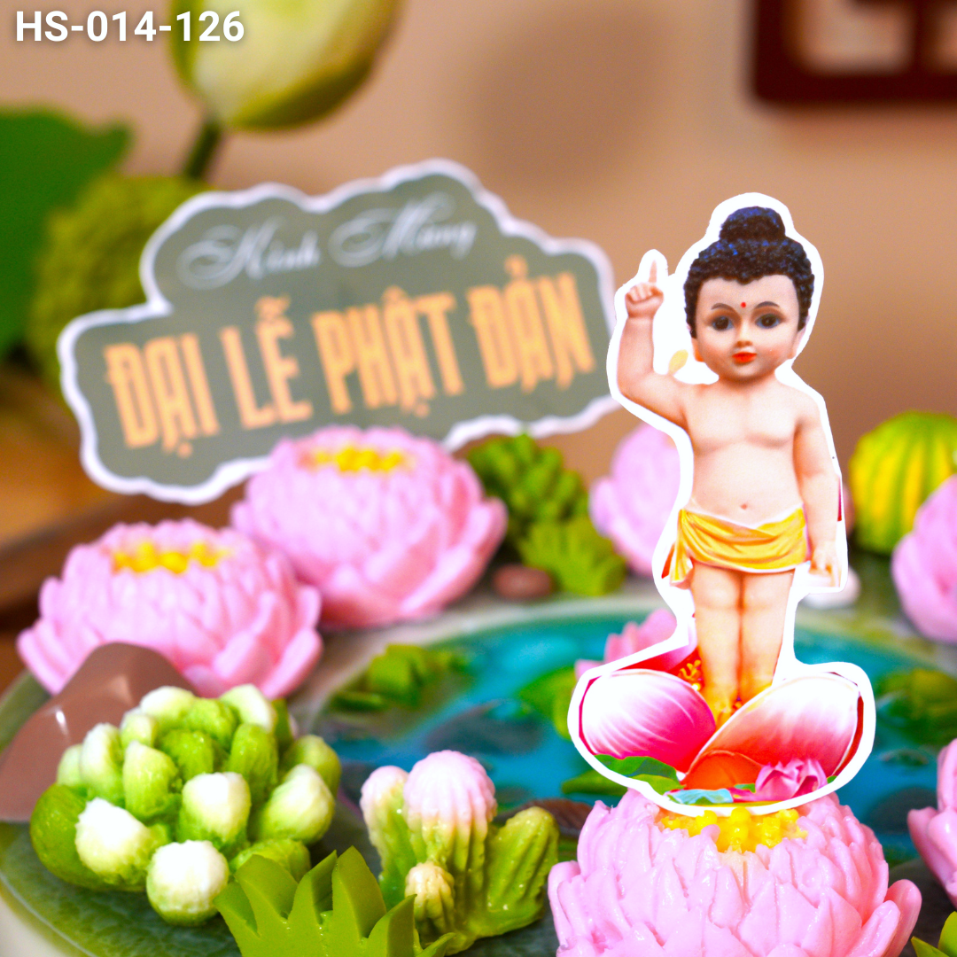 Bánh 7 Bước Hoa Sen Mừng Đại Lễ Phật Đản (HS-014-126) – Bếp bánh NKN