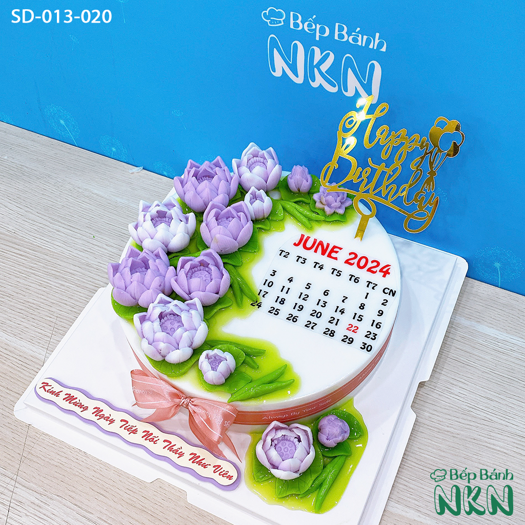 Bánh Kỷ Niệm Hoa Sen Tím (SD-013-020) – bepbanhNKN