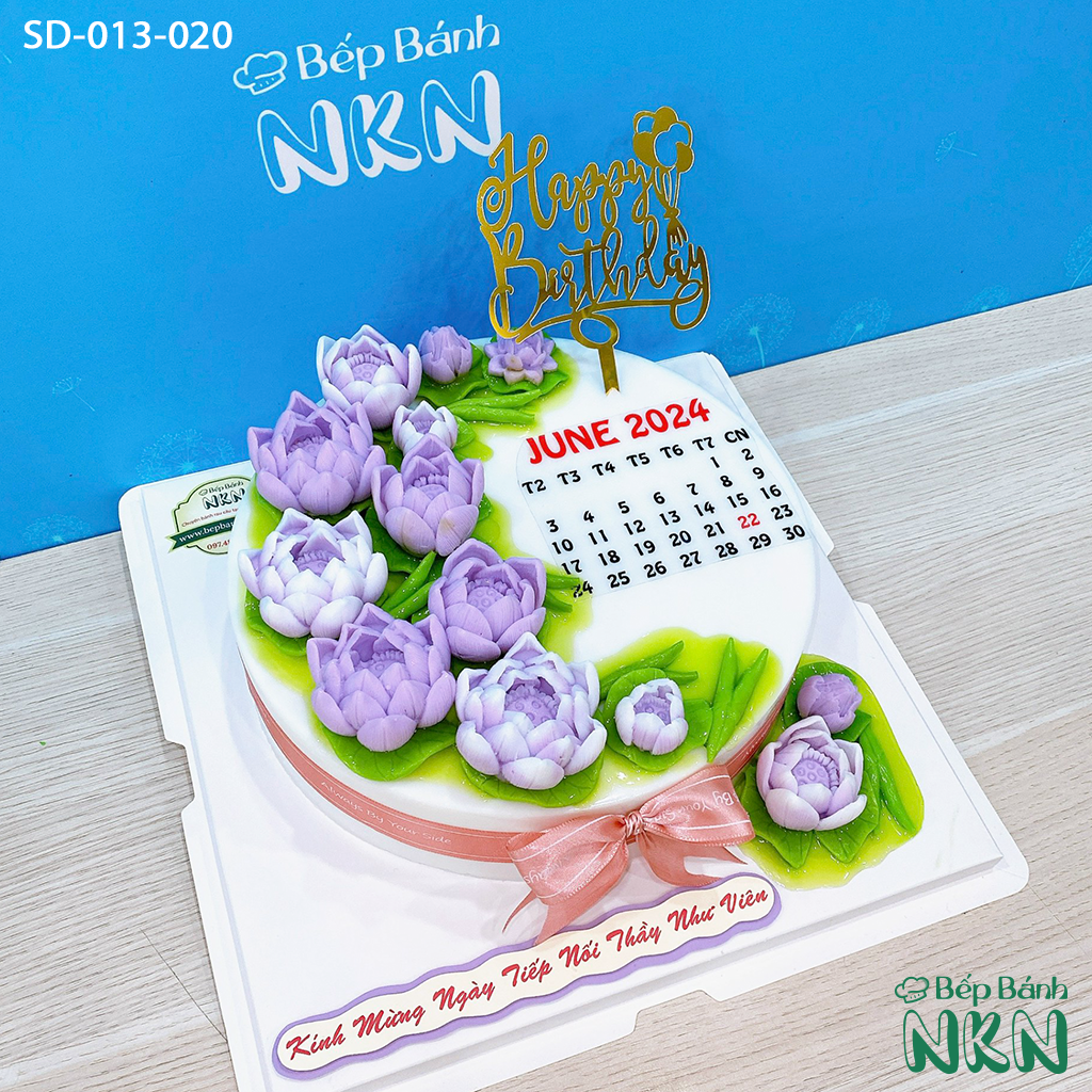 Bánh Kỷ Niệm Hoa Sen Tím (SD-013-020) – bepbanhNKN