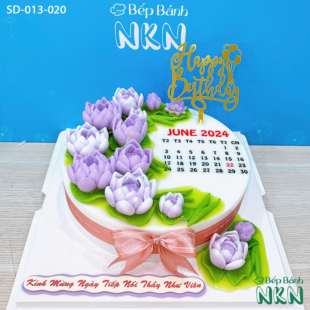 Bánh Kỷ Niệm Hoa Sen Tím (SD-013-020) – bepbanhNKN