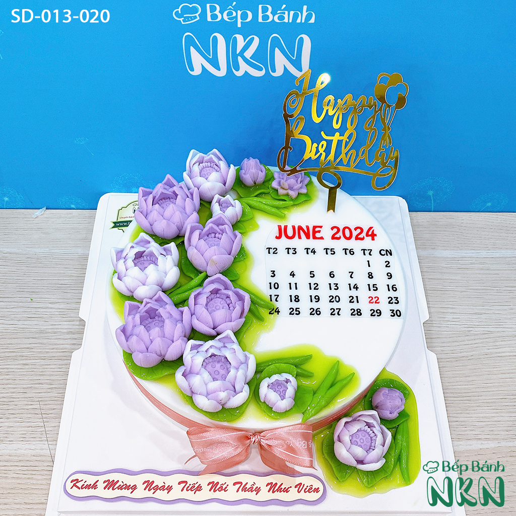 Bánh Kỷ Niệm Hoa Sen Tím (SD-013-020) – bepbanhNKN