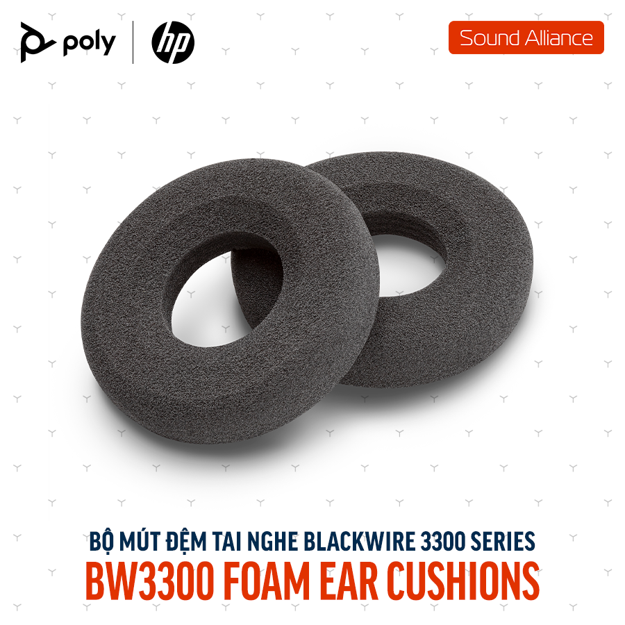 Bộ đệm mút tai nghe Poly Blackwire 3300 Series (85S23AA) – Sound Alliance